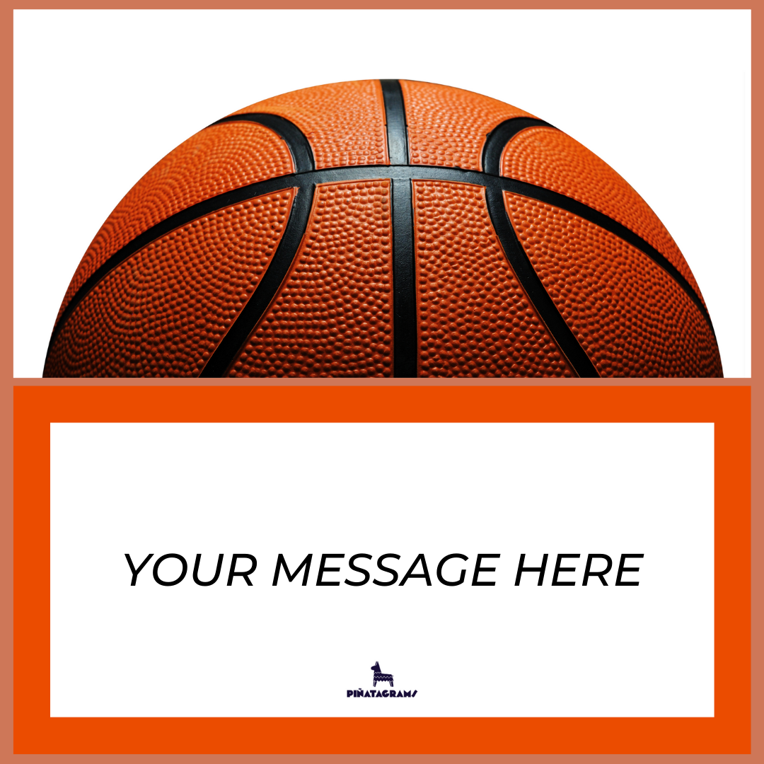 Basketball Madness Piñatagram (Filled with Candy) - Piñatagrams