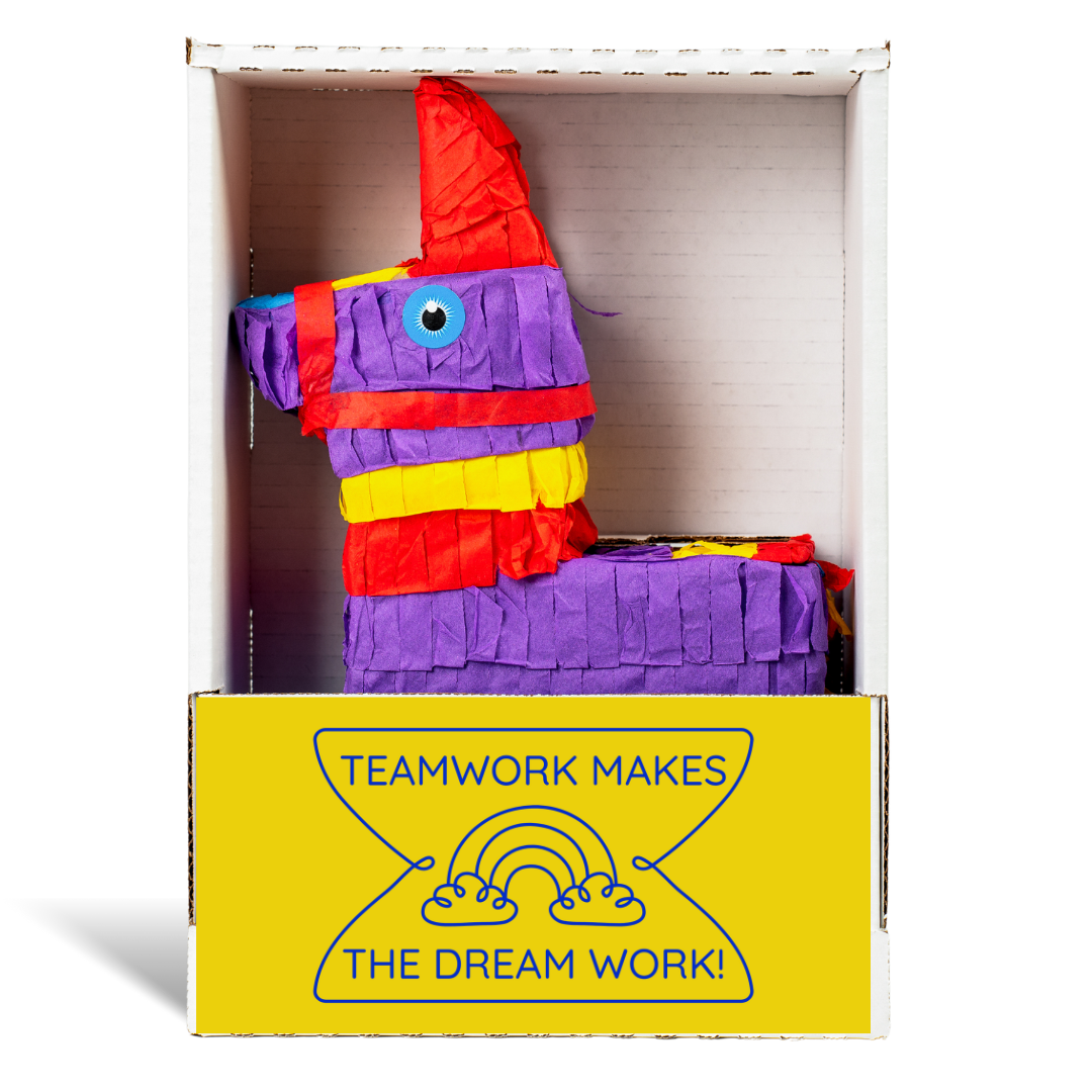 Teamwork Makes the Dream Work Piñata - Piñatagrams