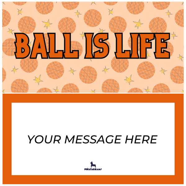 Basketball Madness Piñatagram (Filled with Candy) - Piñatagrams