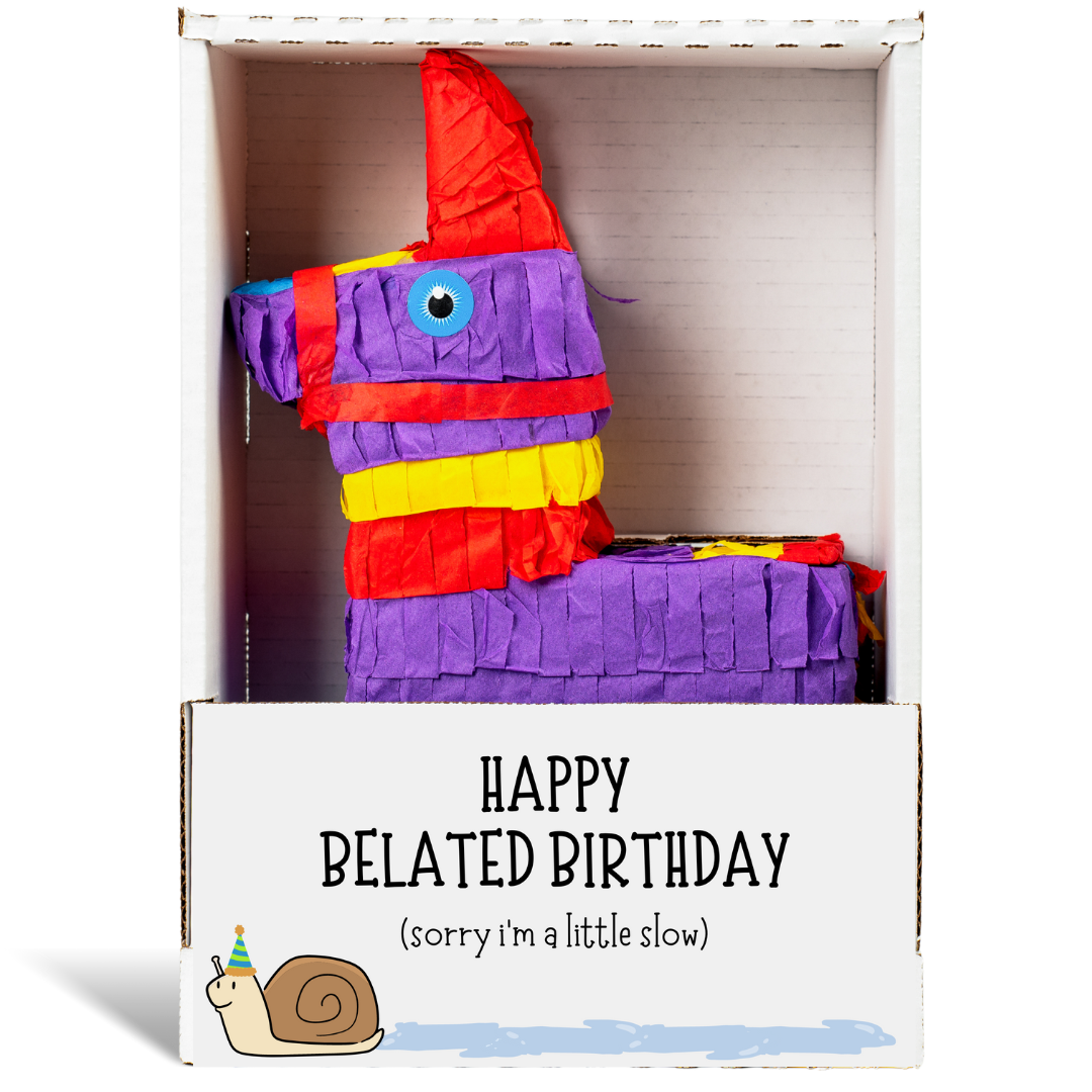 Belated Birthday Piñata - Piñatagrams